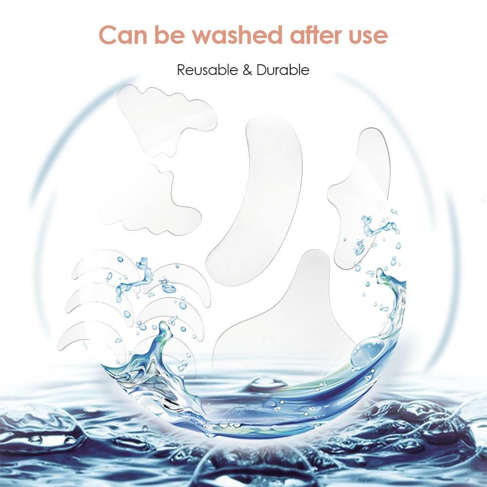 11Pcs Reusable Silicone Wrinkle Removal Stickers | eBay