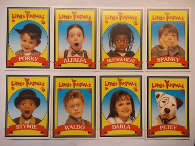 (8) Little Rascals Trading Card Set 1994 NEW UNCIRCULATED From Bankrupt ...