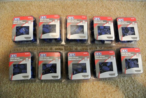 (10) 25 COUNT DORMAN 85495 18 GAUGE QUICK SPLICE CONDUCT TITE TERMINAL ...