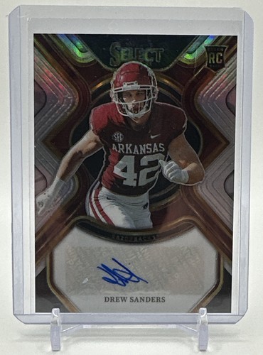 2023 Select Draft Picks Drew Sanders Rookie Signatures Silver Prizm ...
