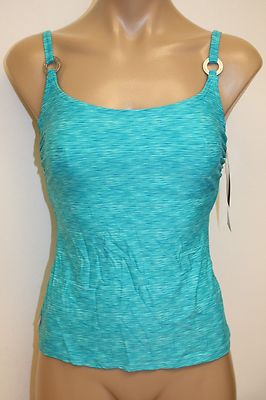 NWT Captiva Bikini Swimwear Swimsuit Tankini Top D cup Turquoise | eBay