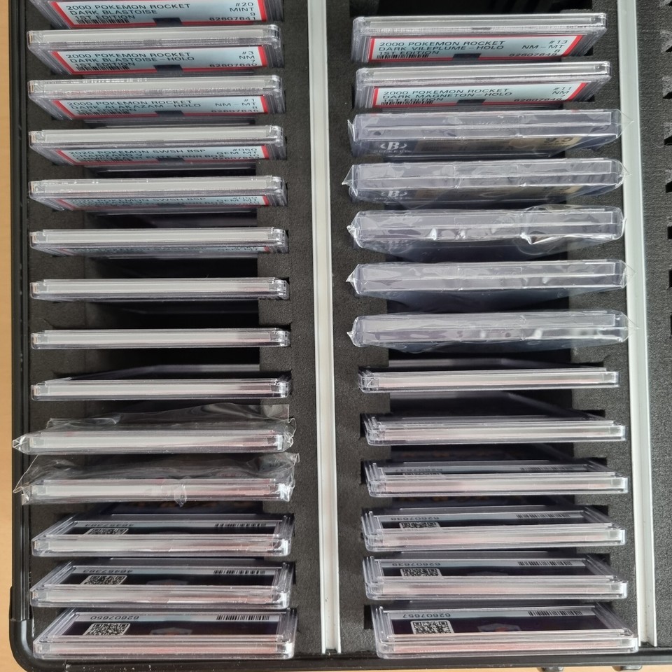 Graded Card / Slab / PSA BGS CGC Storage Case Briefcase 105 Slabs ...