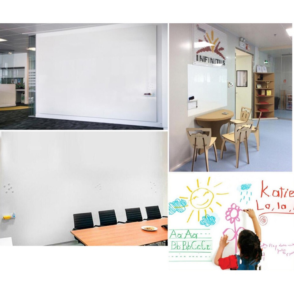 White Board Sticker Dry Erase Message Board Film Decal for Home and ...