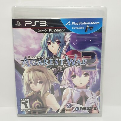 Record of Agarest War 2 PS3 (PlayStation 3) RPG Adventure Video Game ...