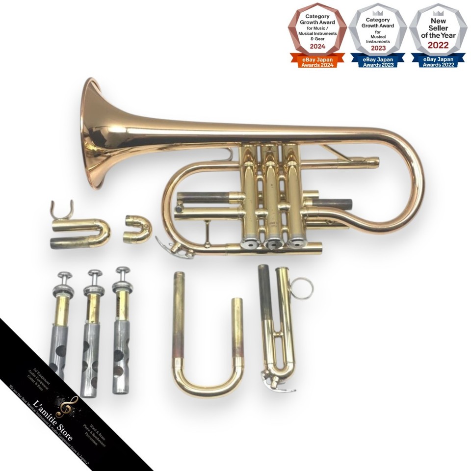 Yamaha YCR4330G Cornet Brass Gold Tested Music Instrument | eBay