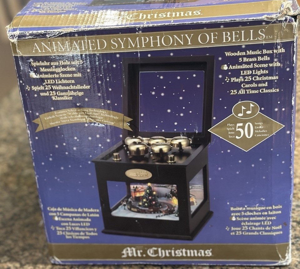 Mr. Christmas Animated Symphony of Bells Music Motion Decoration 50 ...