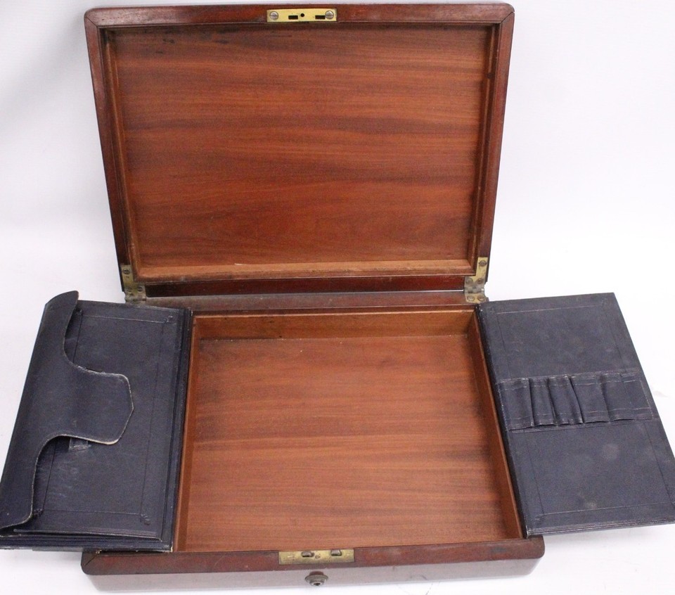 Vtg Mid Century Traveling Document Portable Writing Slope/ Desk - L49 ...