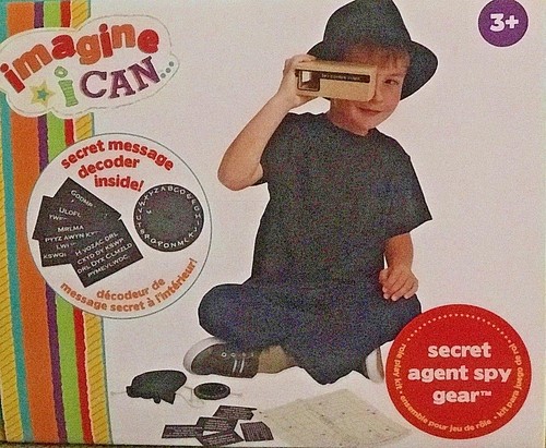 IMAGINE I CAN SECRET AGENT SPY GEAR KIT IN A TIN BRAND NEW GREAT GIFT ...