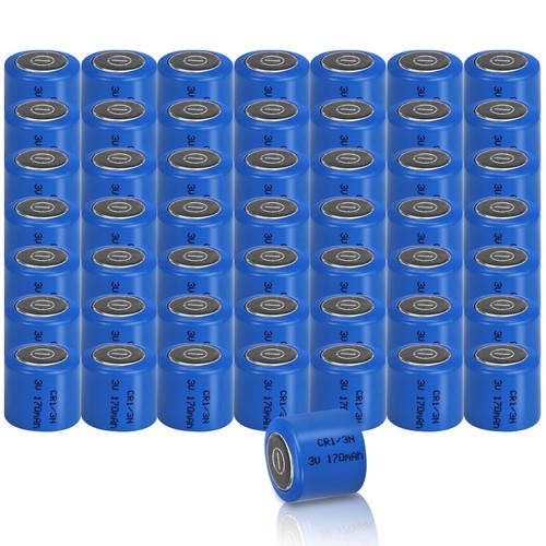 50Pcs CR1/3N DL1-3N CR11108 3V Lithium Battery for Digital Cameras ...