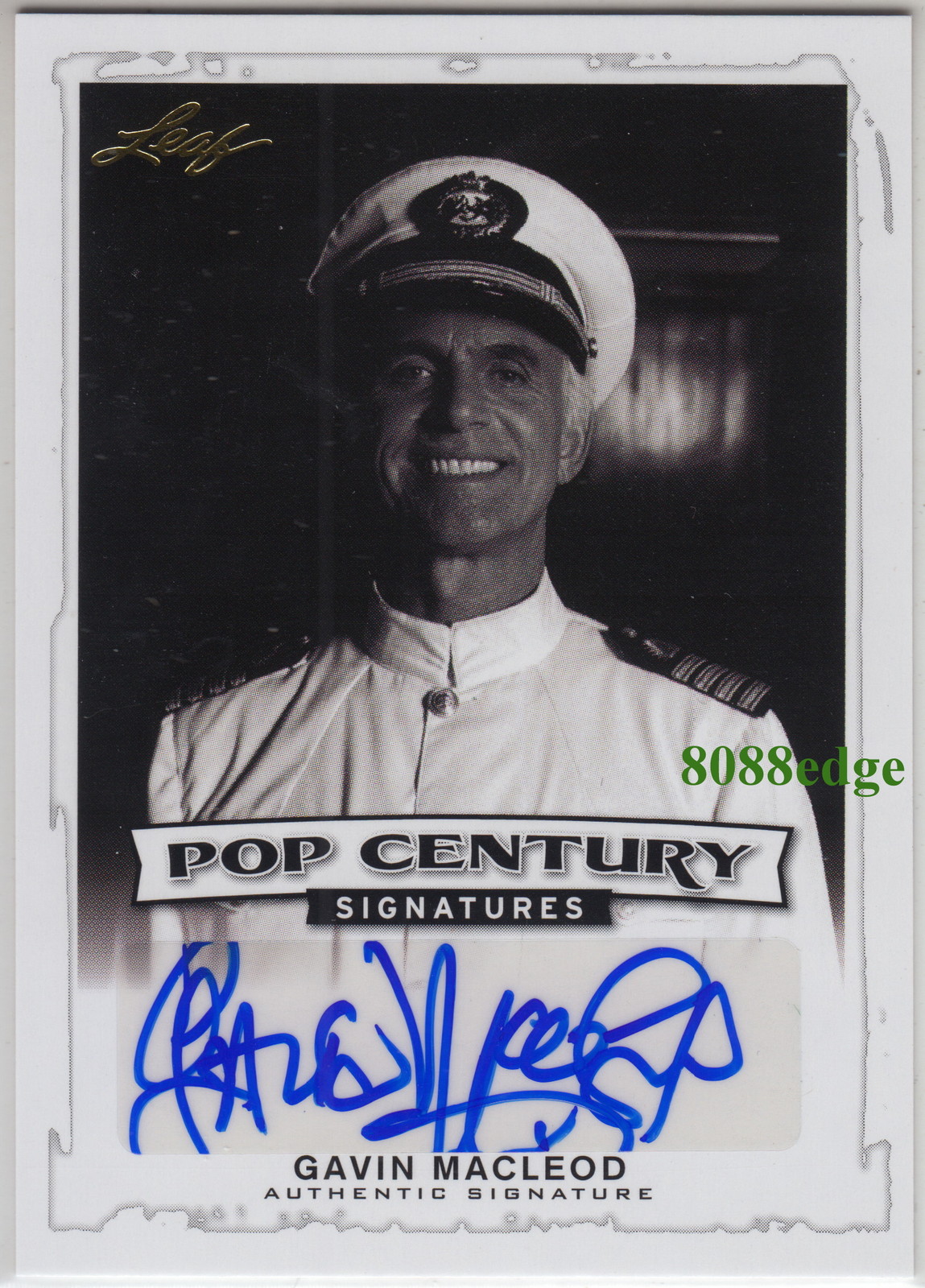 2014 LEAF POP CENTURY AUTO: GAVIN MacLEOD - AUTOGRAPH "McHALE'S NAVY ...