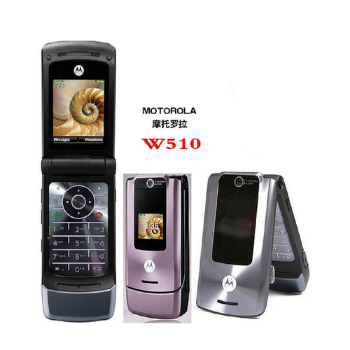Original Motorola W510 Unlocked Mobile Phone 1.3MP GSM 1.9" Flip-Phone ...