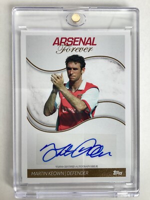 TOPPS ARSENAL FOREVER ENCASED AUTO MARTIN KEOWN | eBay