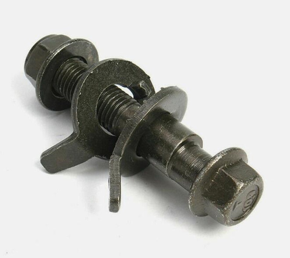 4Pcs 14mm Steel Car Wheel Alignment Adjustable Camber Bolts 10.9 ...