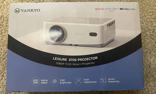 Vankyo - Leisure 570S - Portable 1080P Full HD Video Projector- Dolby ...