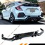 FOR 2017-21 HONDA CIVIC FK7 5D HATCHBACK SPORT TYPE-R STYLE REAR BUMPER ...