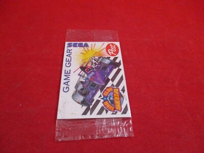 Sega Game Gear Team Sega Club F-1 Formula Race Car Post Cereal Promo ...