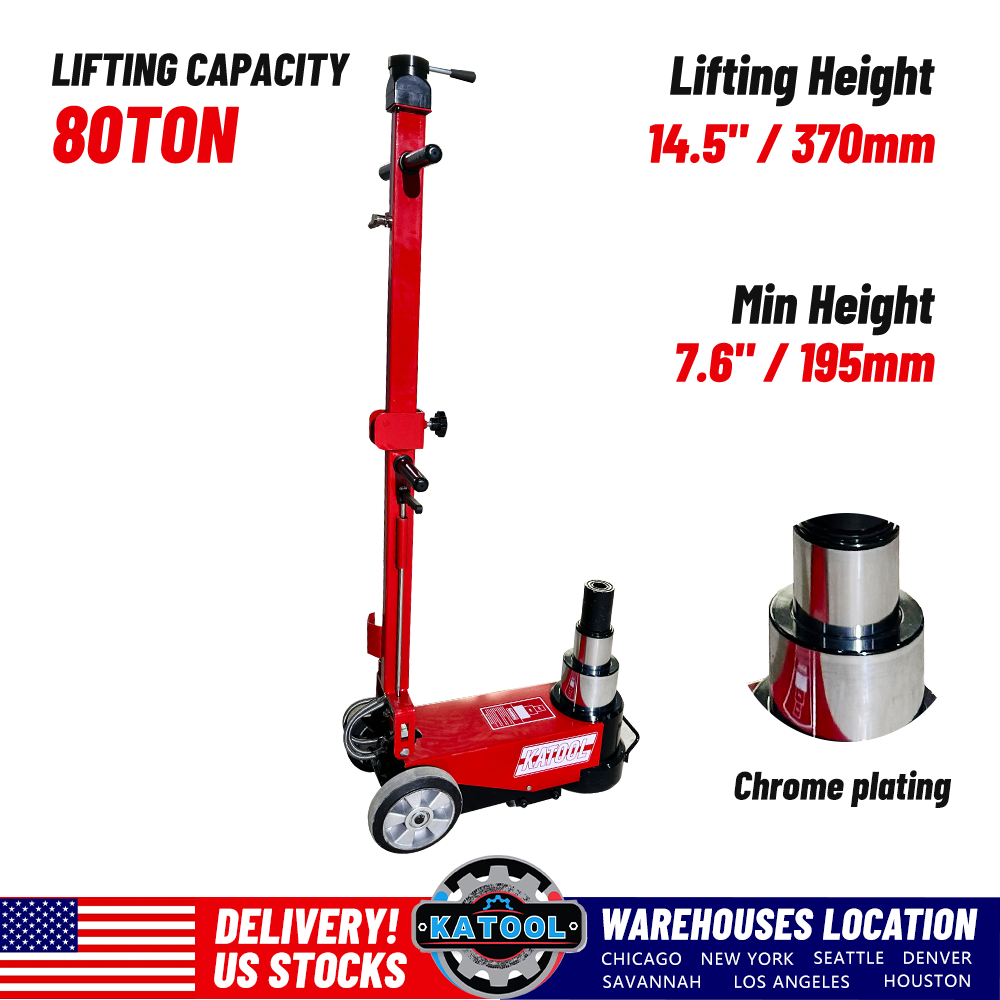 Floor Jack KATOOL 80 Tons Pneumatic Hydraulic Truck Jack Heavy Duty Car ...