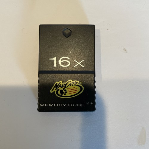 Gray Mad Catz 16x Memory Cube Card 1019 Nintendo GameCube Accessory ...