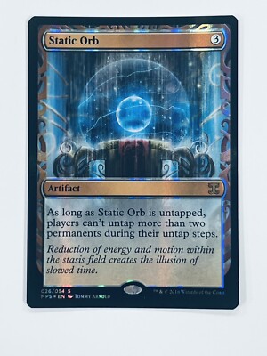 MtG foil Invention Masterpiece Static Orb (#026) NM | eBay