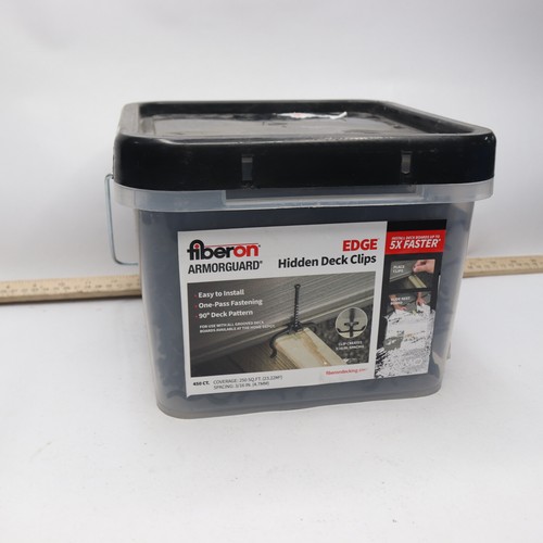 (450-Pk) Fiberon Armour Guard Hidden Deck Clips BKTBRDAGCE450CT | eBay