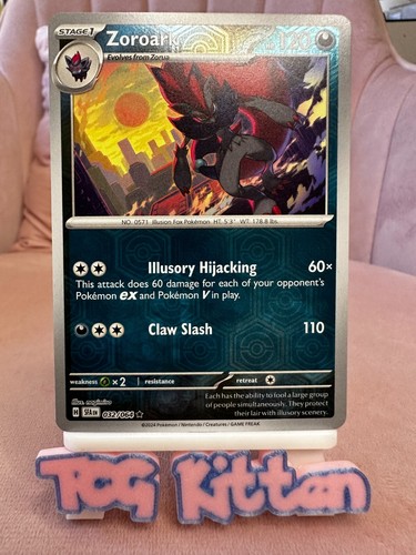 Zoroark 032/064 Reverse Holo Shrouded Fable SFA Pokemon Card NM ...