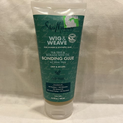 Shea Moisture Wig & Weave Bonding Glue Human & Synthetic Hair 6.3oz New ...
