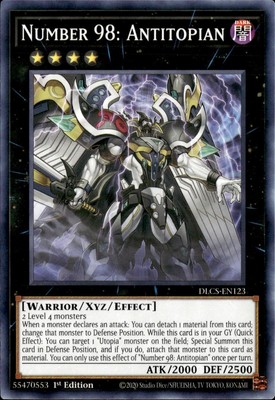 Yu-Gi-Oh! Number 98: Antitopian DLCS-EN123 Common 1st Edition NM | eBay
