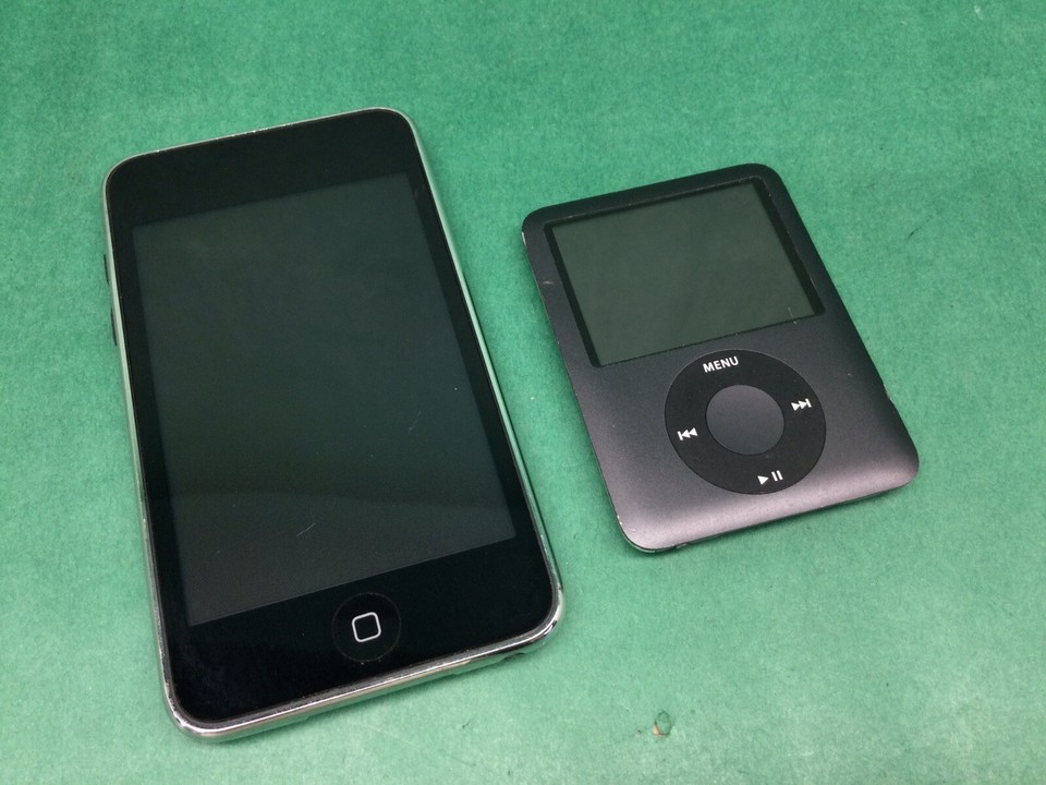(2 PACK) Apple iPod - 8GB A1288 Touch 2nd Gen & 8GB A1236 Nano 3rd Gen ...
