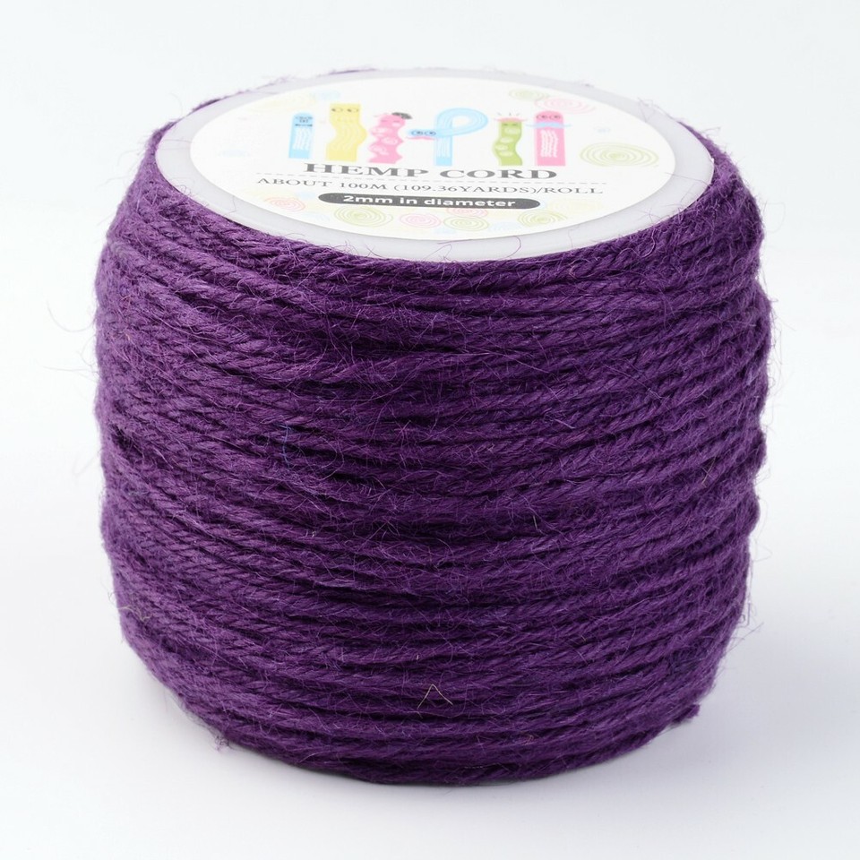 109yards/roll Colored Hemp Cord Hemp String Hemp Twine Craft Jewelry ...