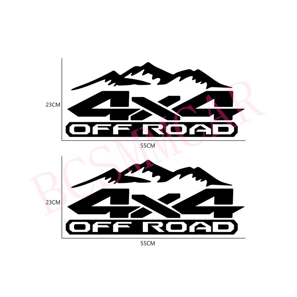 Waterproof Car Sticker DIY Mountain Off Road Graphic PVC Sunscreen ...