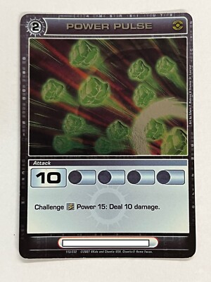 Chaotic 113/232 Power Pulse Holo Foil Rare Attack Card | eBay