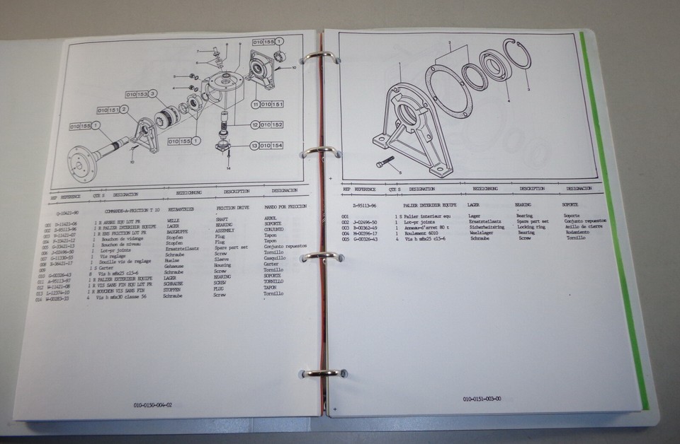 Teilekatalog / Spare Parts list Potain E 10 / 14 C Kran / crane Stand ...