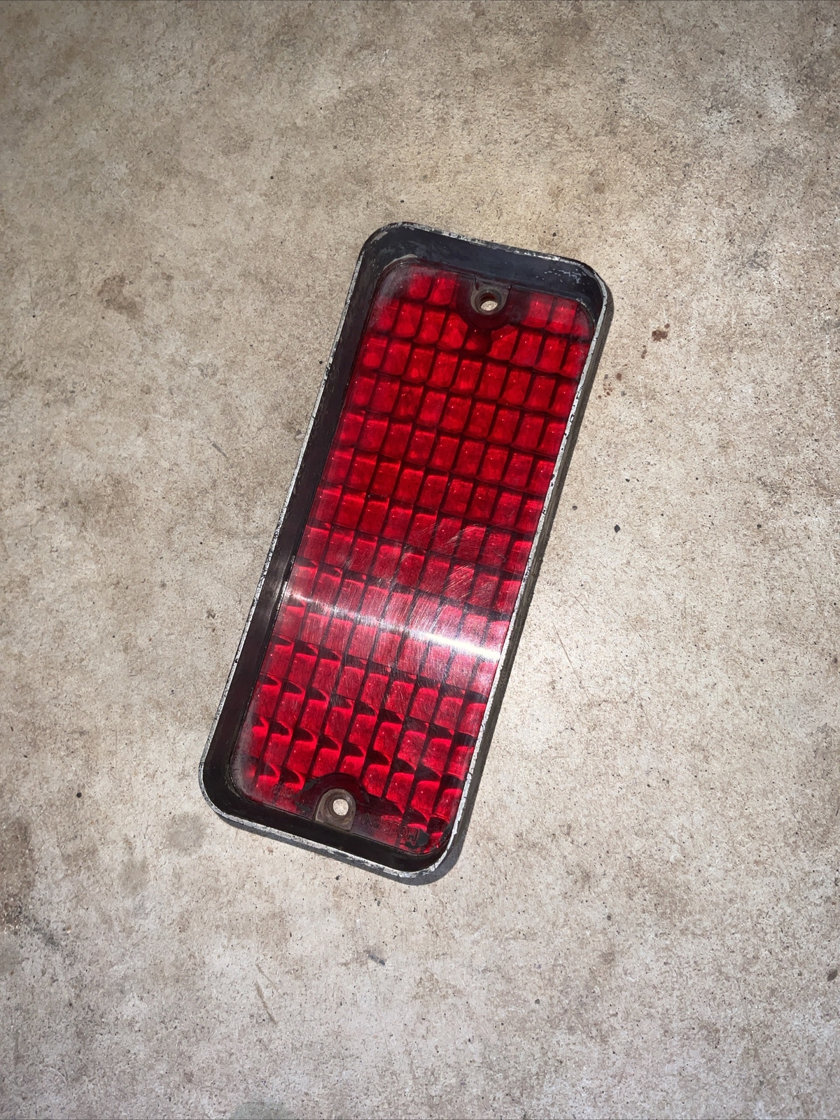 HOLDEN HQ TAIL LIGHT LENSE BRAKE REAR BUMPER SEDAN COUPE ORIGINAL ...