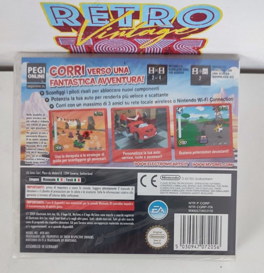 My Sims Racing Ea Pal Italiano Nintendo Ds Pegi 3+ 2009 Electronic Arts ...
