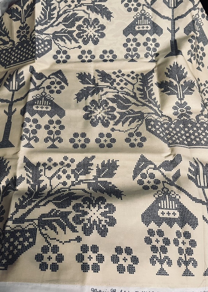 Nature’s Basket 2720 By Blackbird Designs Faux Cross Stitch Sampler by ...