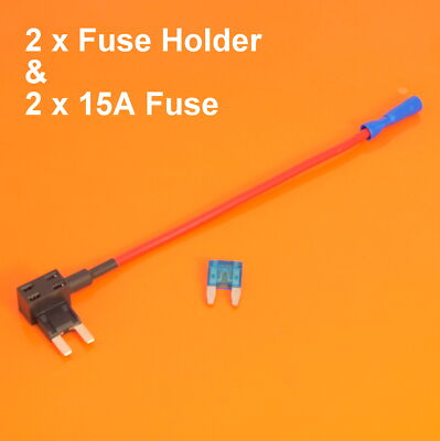 High Quality 2 x 12V Add A Circuit Piggy Back Fuse Holder For Mini ...