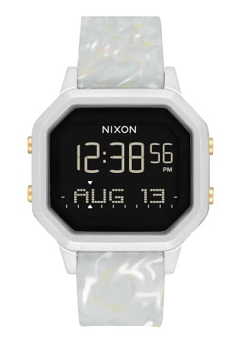 Nixon Siren SS One Size Silver / Gray Marble | eBay