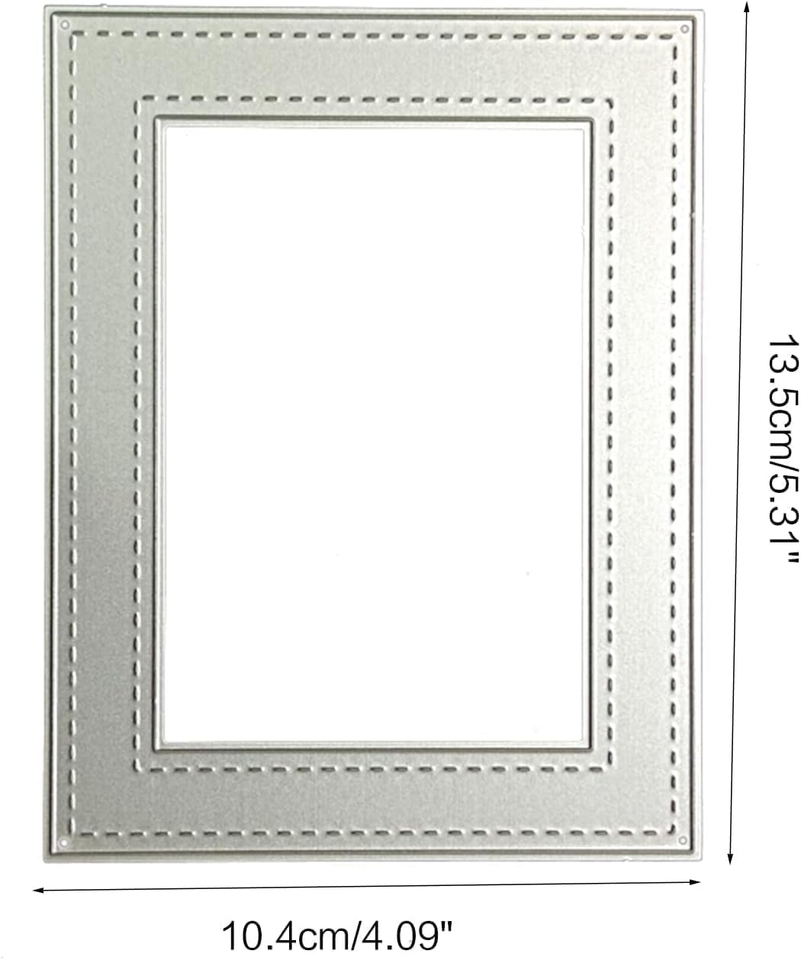 Rectangle Frame Die Cut for Card Making, Scrapbooking Die-Cuts,Frame ...