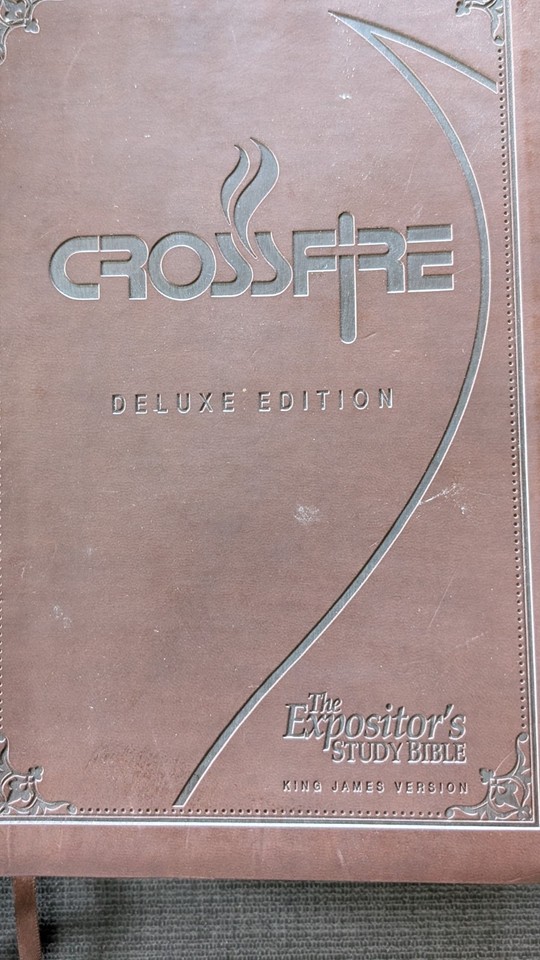 The Expositor's Study Bible Crossfire KJV Leather - Signed by Gabriel Swaggart | eBay