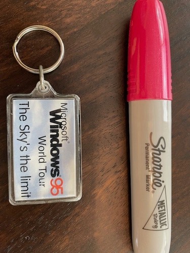 Keychain with Windows 95 Logo (2 Sided) Acrylic Collectible | eBay