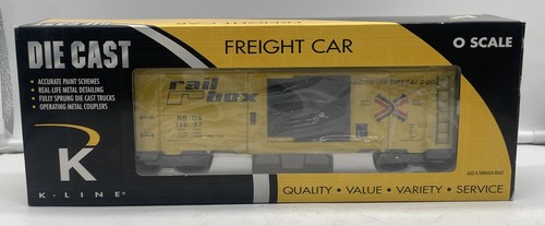 K-Line K751-8012 O Gauge Railbox Die-Cast Boxcar #15037 LN/Box | eBay