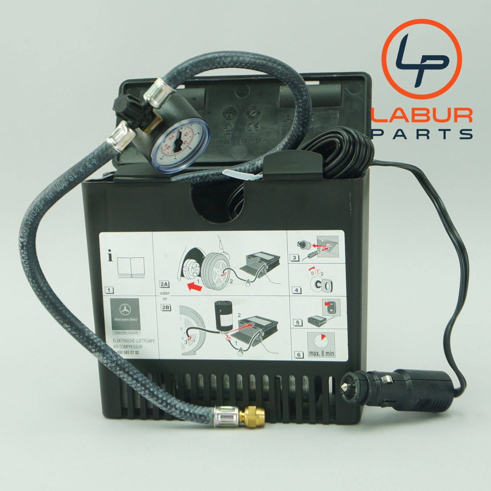 +A211 R170 MERCEDES 01-12 C SL SLK CLASS TRUNK SPARE TIRE AIR ...