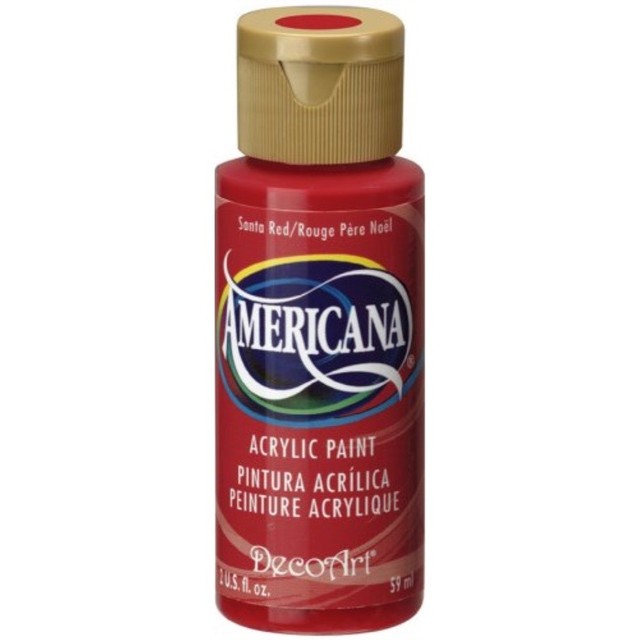 DecoArt Da.170 Americana Acrylic Paint 2oz Santa Red for sale online | eBay