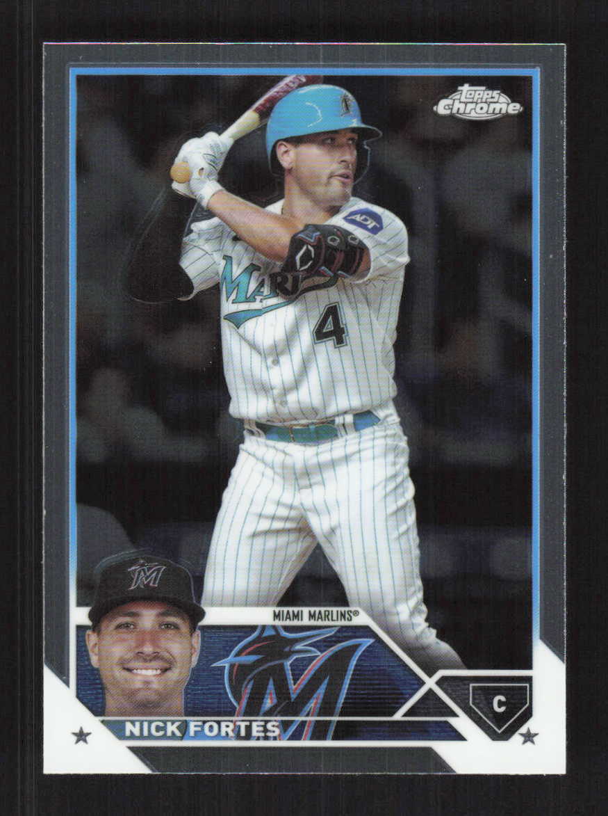 Nick Fortes 2023 Topps Chrome Update Miami Marlins #USC77 | eBay