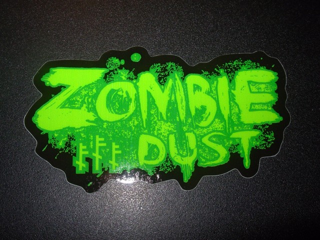 THREE FLOYDS BREWING Logo ZOMBIE DUST die cut STICKER decal craft beer ...