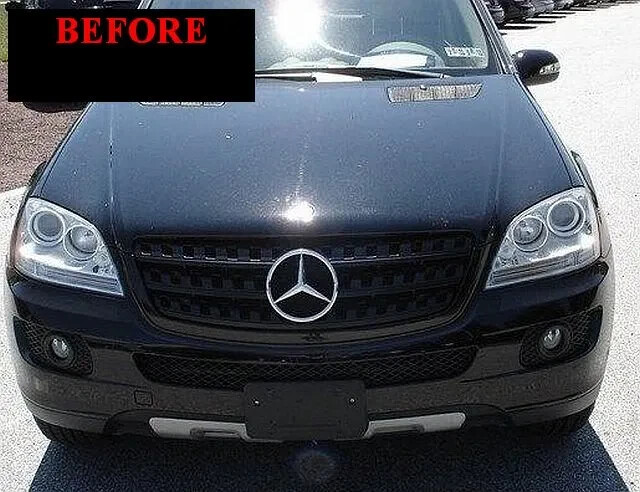 2006-2012 MERCEDES W164 ML CHROME TRIM FOR GRILL GRILLE 5YR WARRANTY | eBay