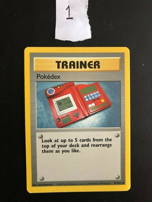 Pokemon Pokedex Trainer card | eBay