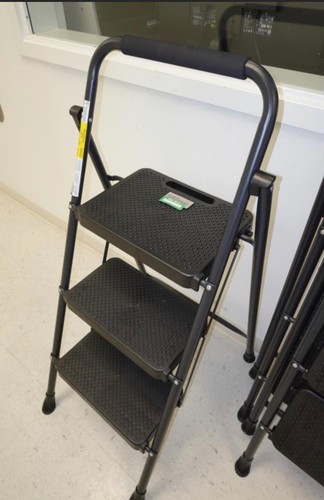 Hb tower 3 step ladder, folding stool, 500 lbs | eBay
