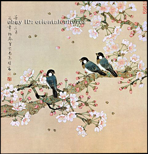 Chinese natural mulberry silk thread,suzhou hand embroidery kits:birds ...