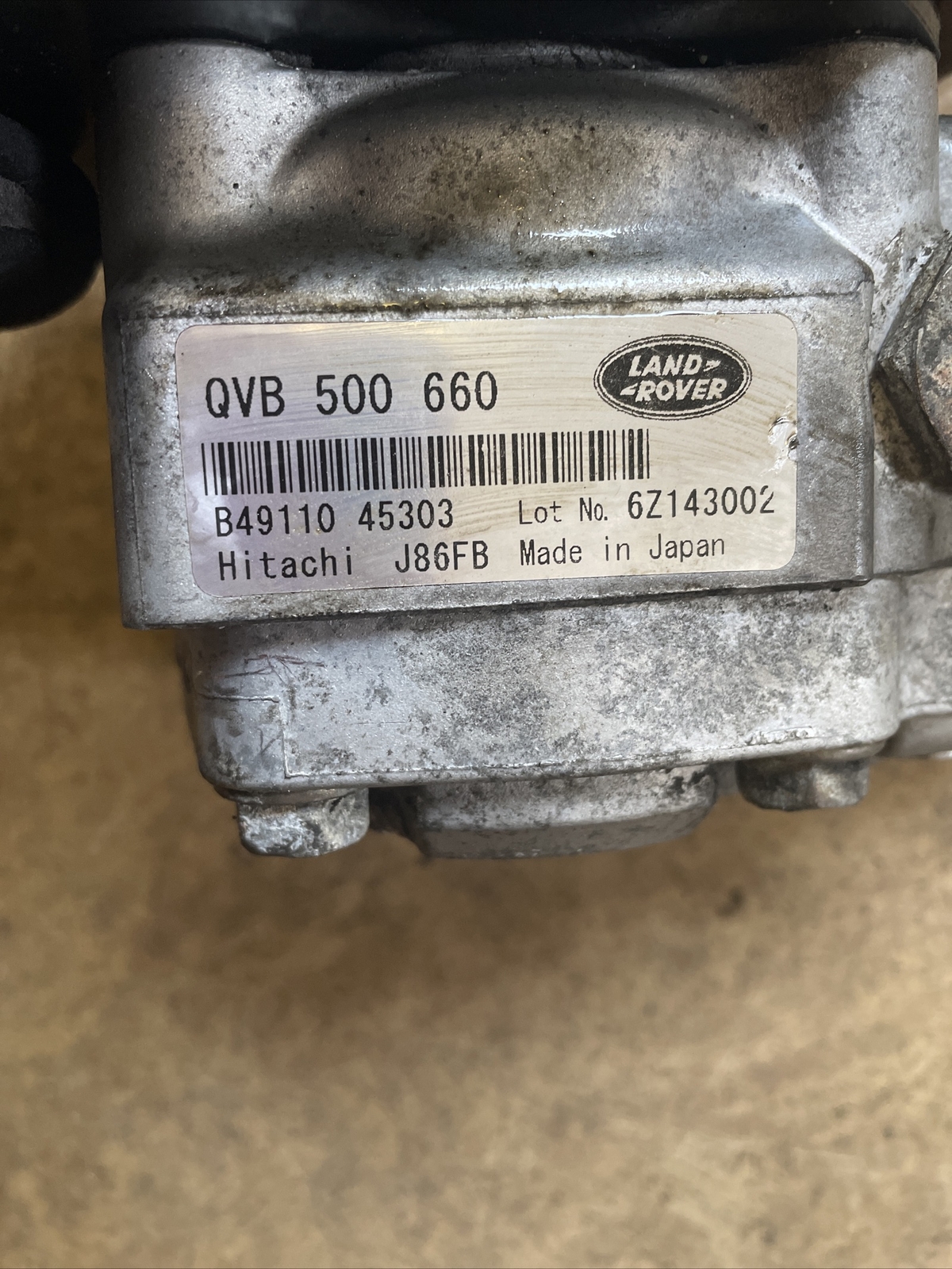 LAND ROVER DISCOVERY 3 2005-2009 2.7 TDV6 POWER STEERING PUMP QVB500660 ...